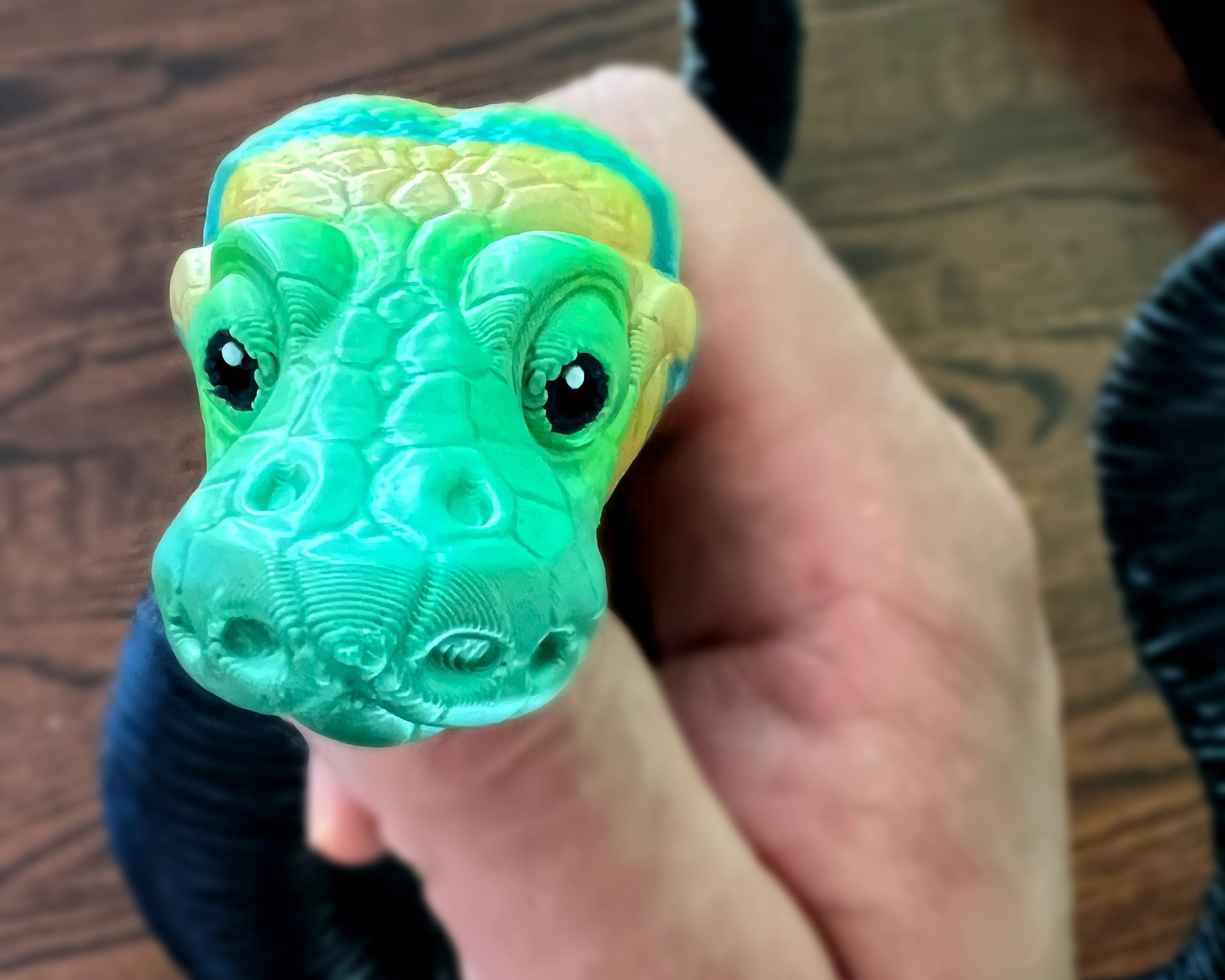 Ball Python Snake Articulated 3D Printed Flexi Fidget Creature – Motor ...